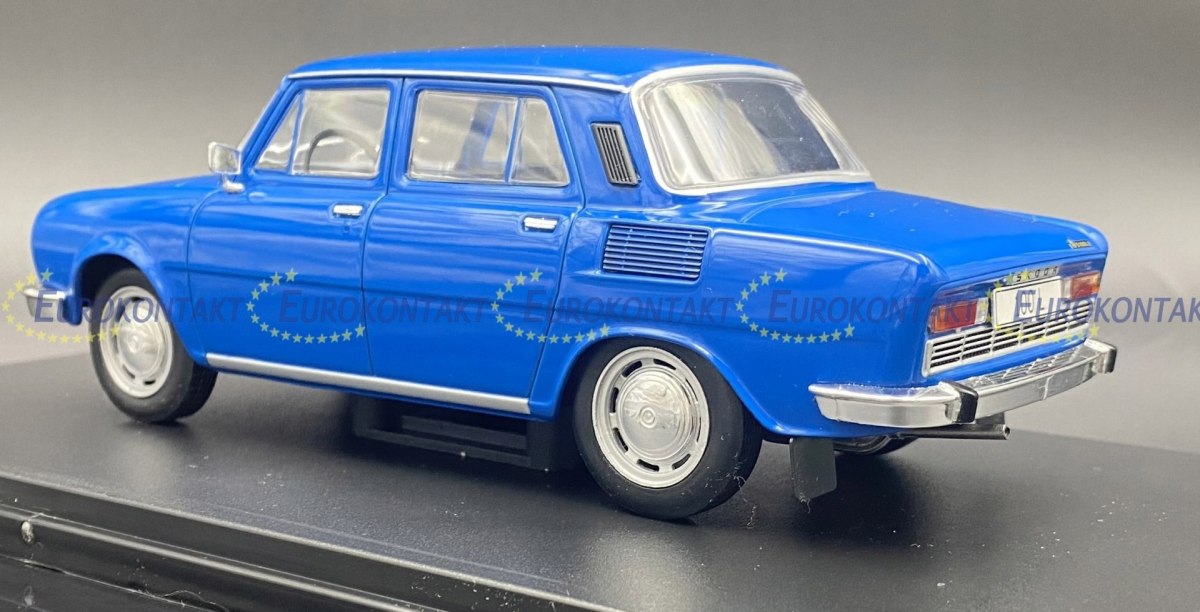 Skoda 100L Blue Model Metal Whitebox 1:24 - WhiteBox | Sklep EMPIK.COM